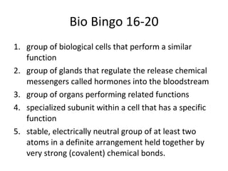Presentation01 - Hierarchy Of Biological Organization | PPT