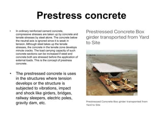Concrete structure presentation | PPTX