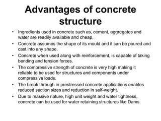 Concrete structure presentation | PPTX