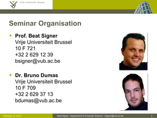 Introduction - Lecture 1 - Advanced Topics in Information Systems (WE ...