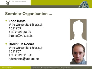 Introduction - Lecture 1 - Advanced Topics in Information Systems (WE ...