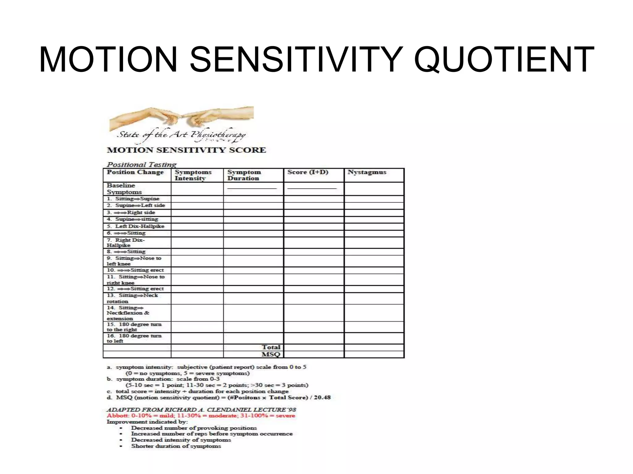 Presentation01mhb vestibular rehab | PPT
