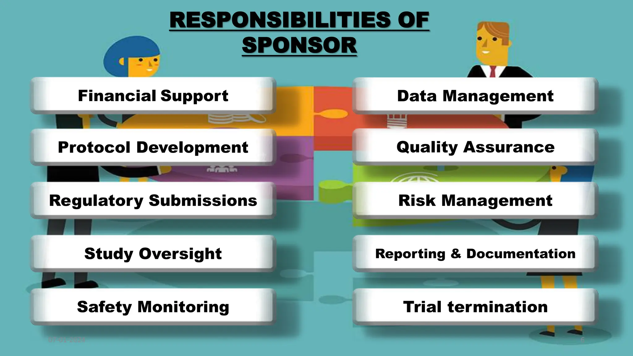 Presentation 01 Responsibilities of sponsor and CRA in clinical ...