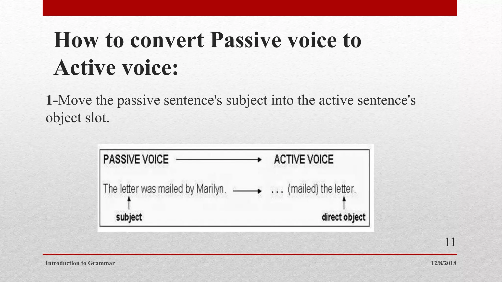 Active and passive voice | PPTX