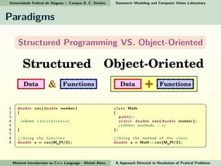 Minimal Introduction to C++ - Part II | PDF