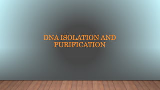 DNA and RNA Isolation | PPT