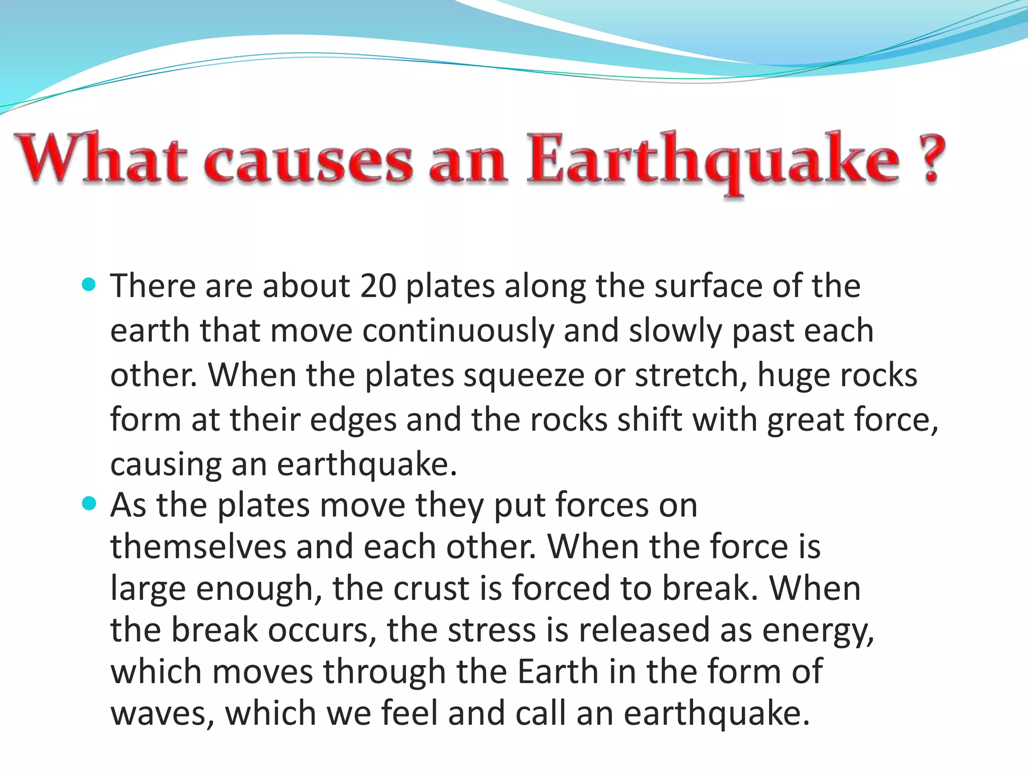 Earthquakes and landslides | PPTX