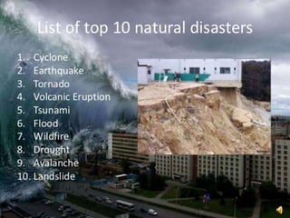 Earthquakes and landslides | PPTX