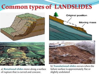 Earthquakes and landslides | PPTX