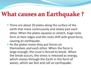 Earthquakes and landslides | PPTX