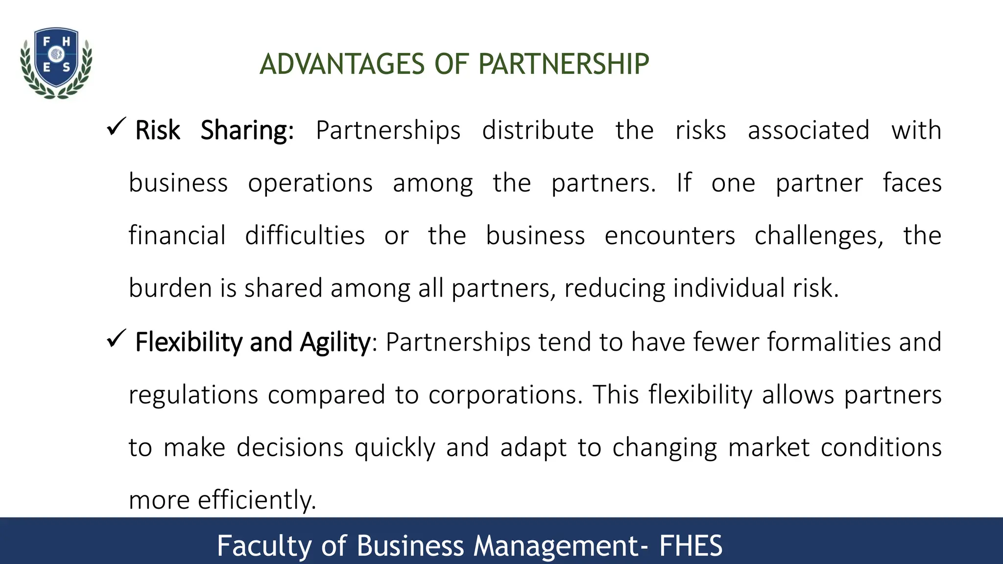 Define the partnership and its salient features. | PPT