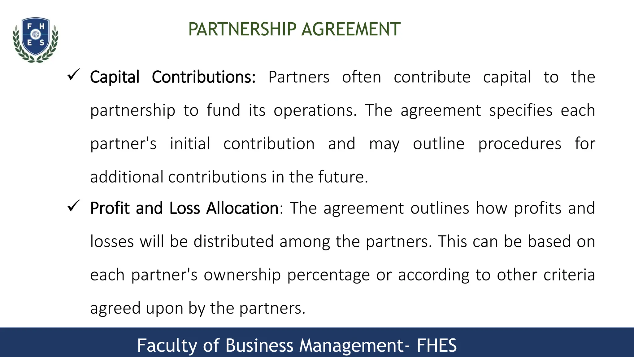 Define the partnership and its salient features. | PPT
