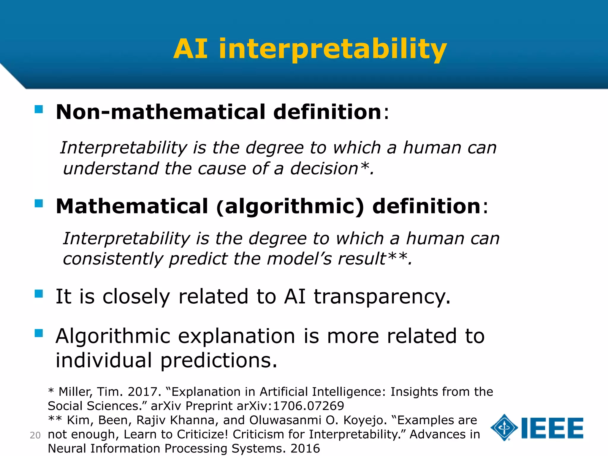 Ethical Issues in Machine Learning Algorithms (Part 2) | PPT