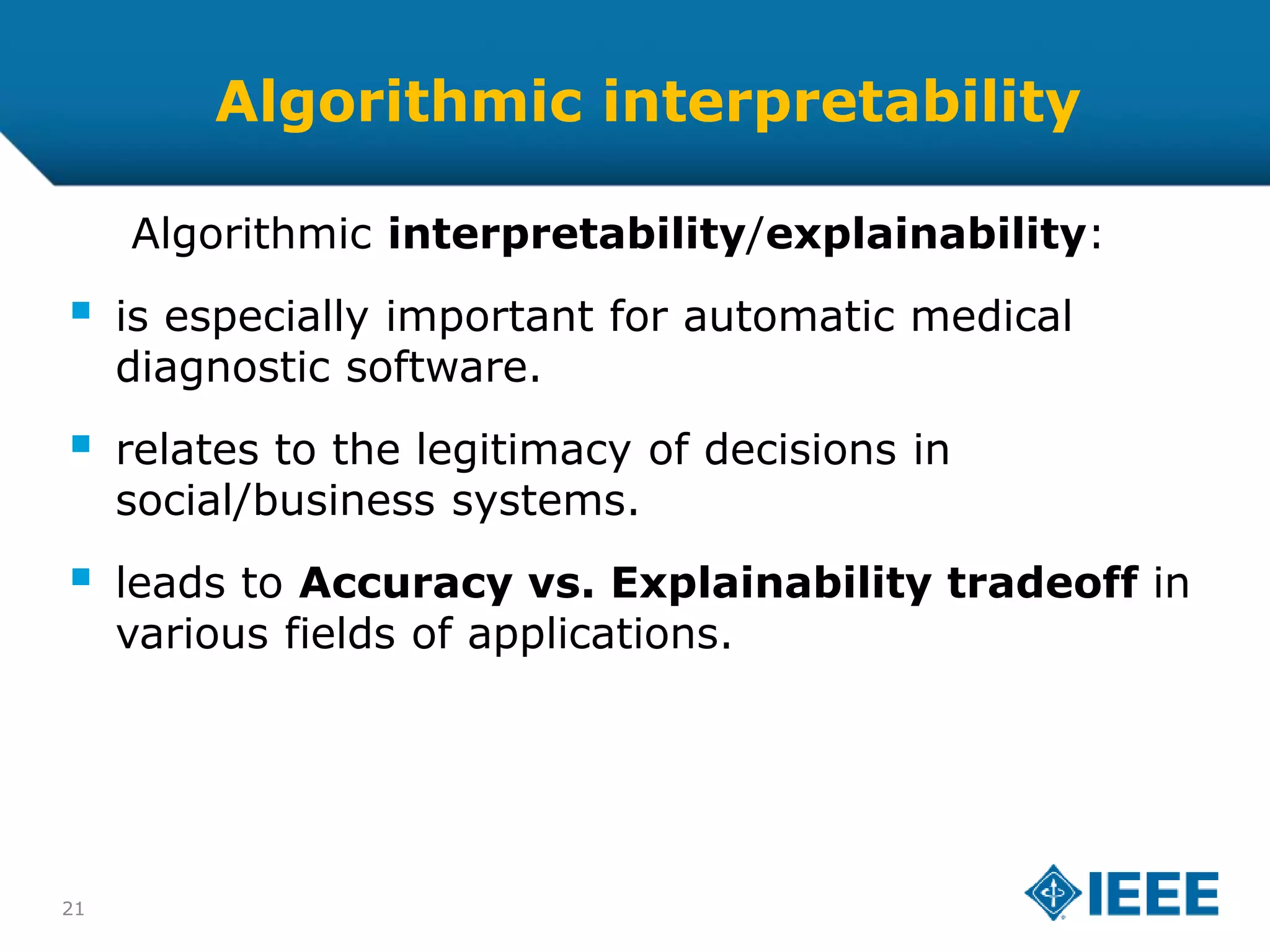 Ethical Issues in Machine Learning Algorithms (Part 2) | PPTX