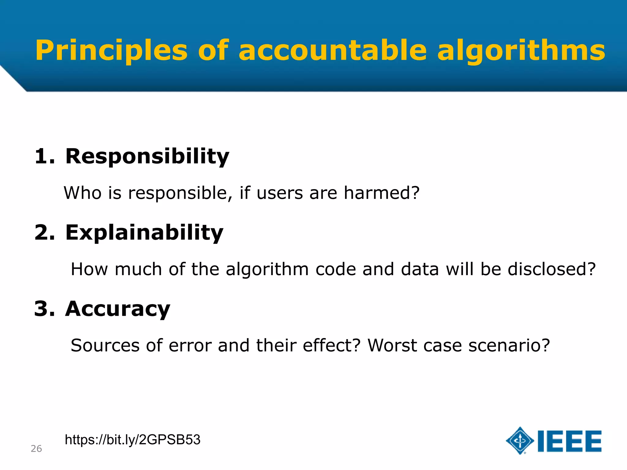 Ethical Issues in Machine Learning Algorithms (Part 2) | PPTX
