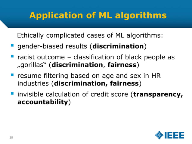 Ethical Issues in Machine Learning Algorithms (Part 2) | PPTX