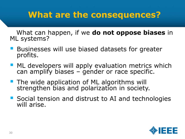 Ethical Issues in Machine Learning Algorithms (Part 2) | PPTX