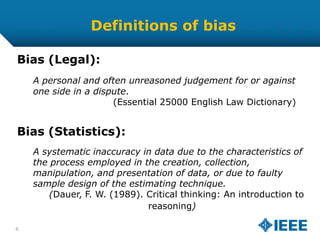 Ethical Issues in Machine Learning Algorithms (Part 2) | PPTX