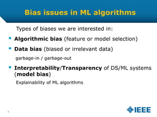 Ethical Issues in Machine Learning Algorithms (Part 2) | PPT
