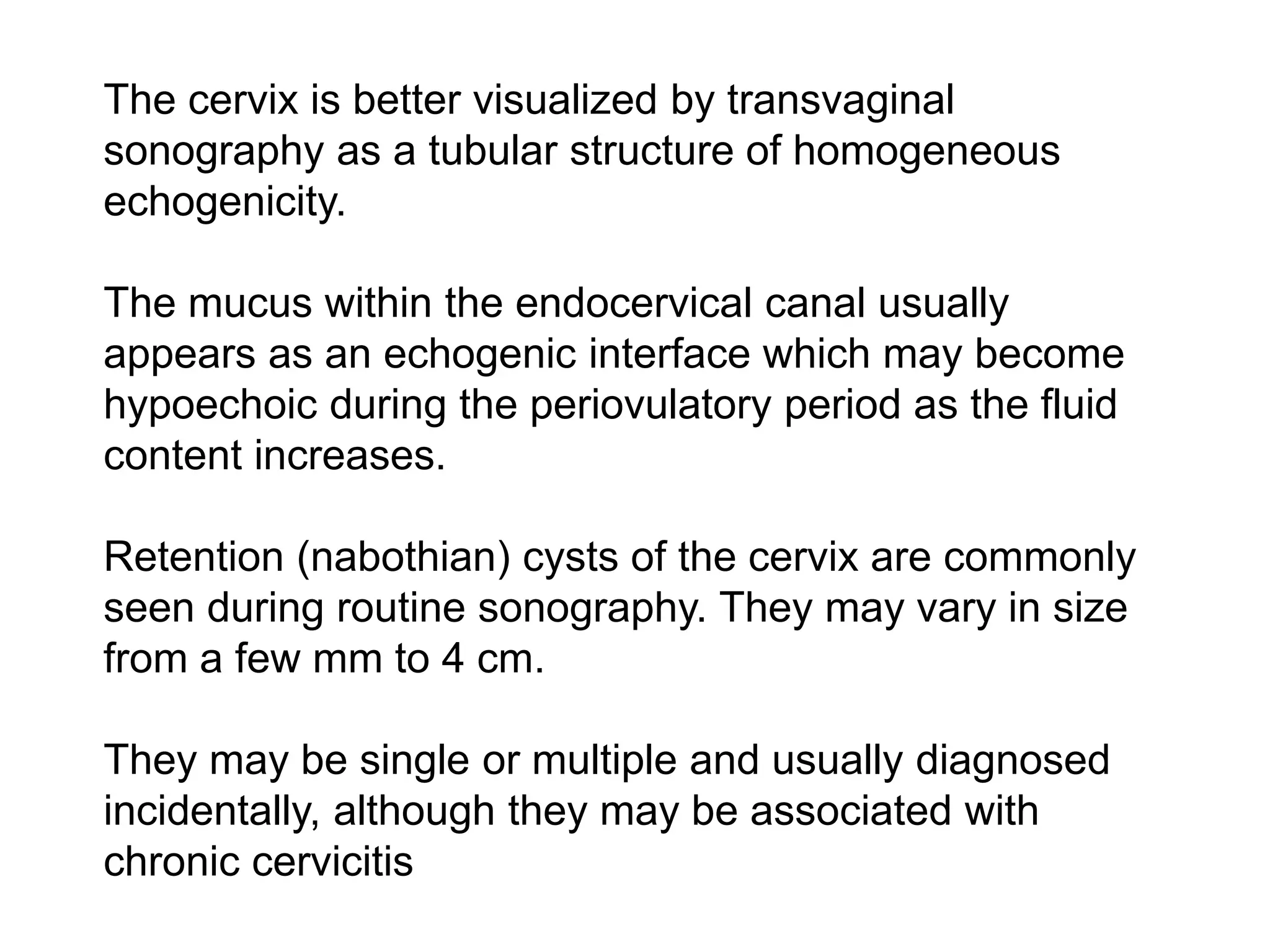 ANATOMY OF FEMALE REPRODUCTIVE TRACT ON USG | PPTX