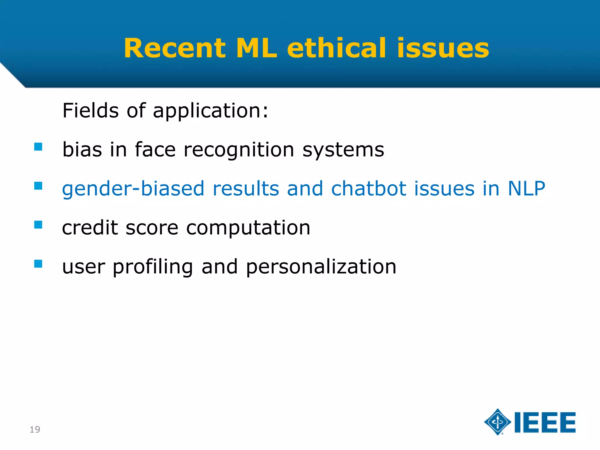 Ethical Issues in Machine Learning Algorithms. (Part 3) | PPTX