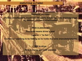 kwentong kutsero | PPT