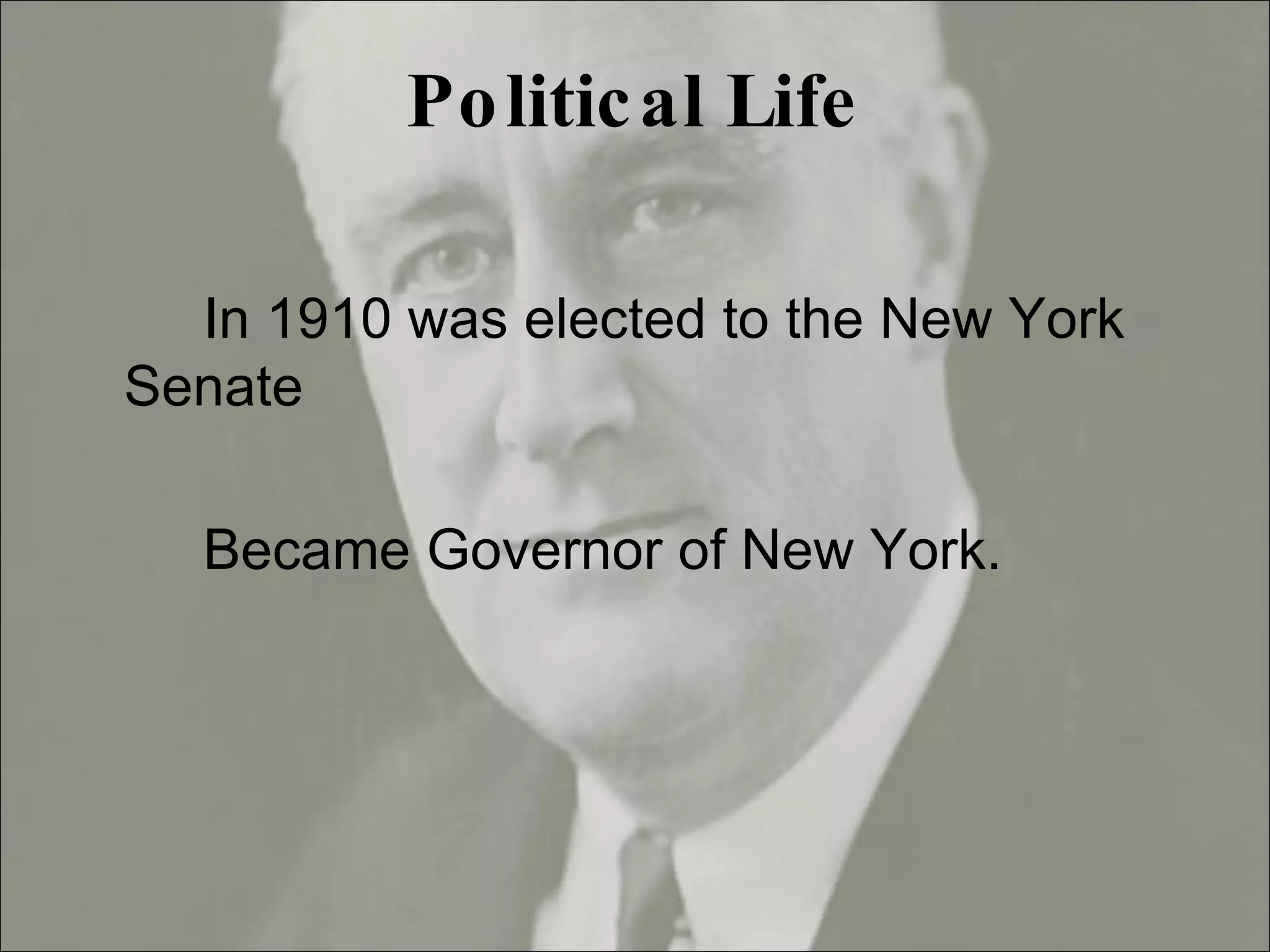 Franklin Delano Roosevelt | PPT
