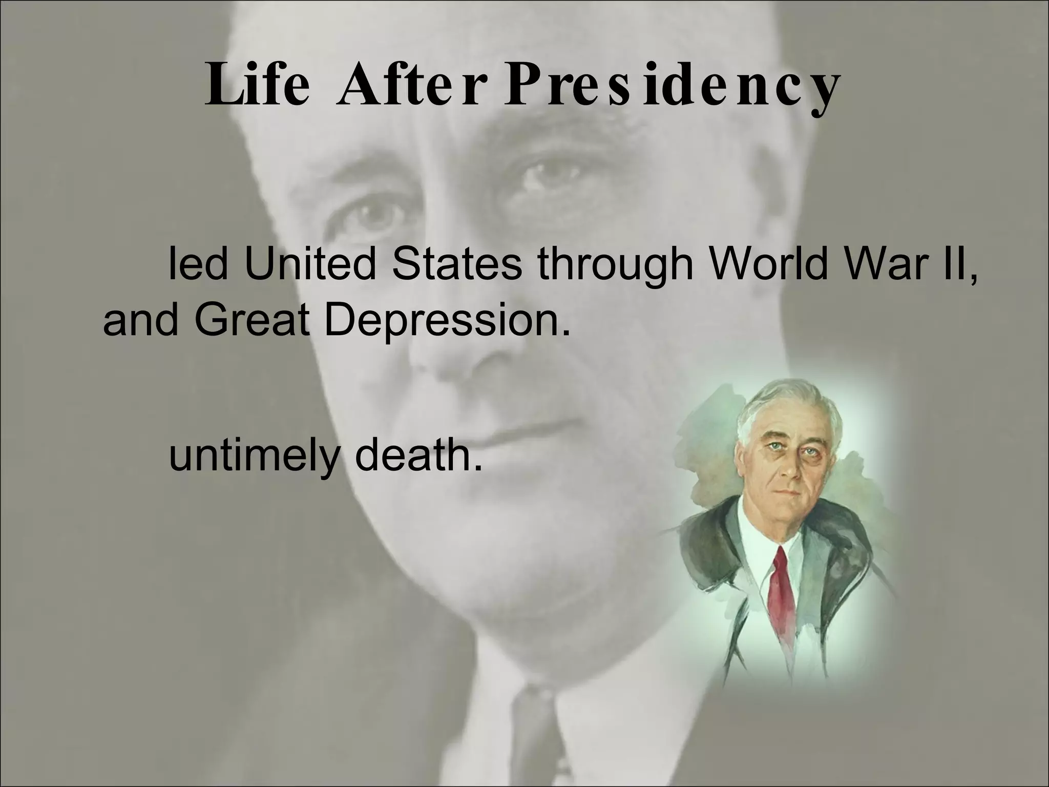 Franklin Delano Roosevelt | PPT