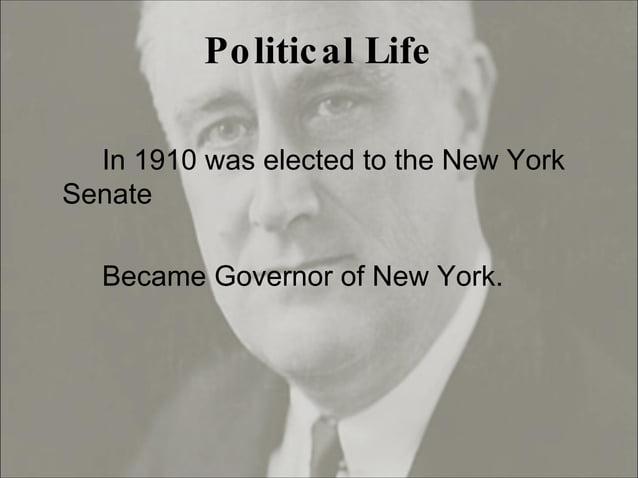 Franklin Delano Roosevelt | PPT