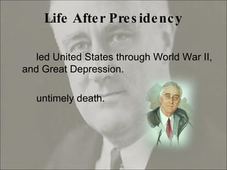 Franklin Delano Roosevelt | PPT