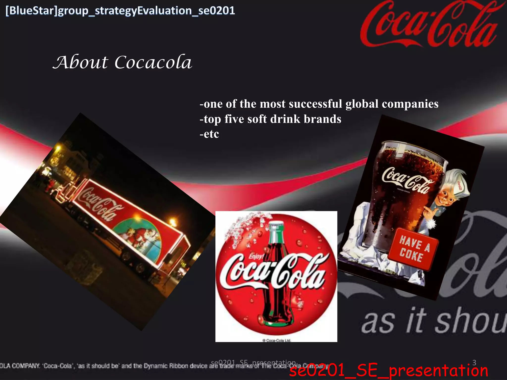 Strategy evolution [coca cola] | PPTX