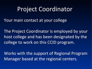 CCID Presentation | PPT