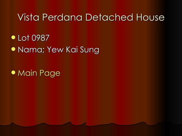 Vista Perdana Plan Layout Phase 1 | PPT | Houses | Real Estate