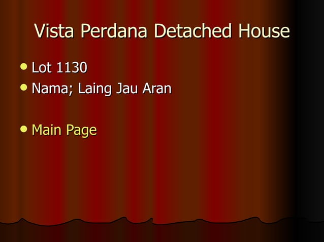 Vista Perdana Plan Layout Phase 1 | PPT | Houses | Real Estate