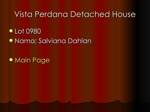 Vista Perdana Plan Layout Phase 1 | PPT | Houses | Real Estate