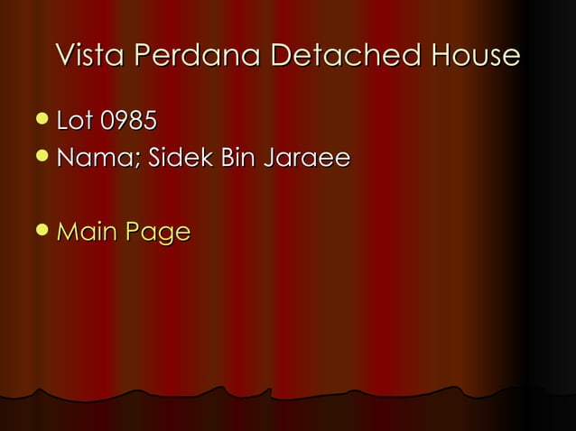 Vista Perdana Plan Layout Phase 1 | PPT | Houses | Real Estate