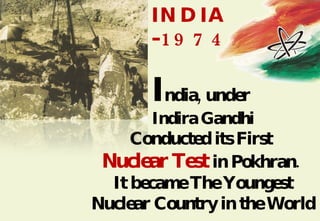 India:The Nuclear Power | PPT