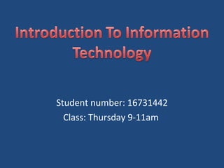 tutorial 9 | PPT