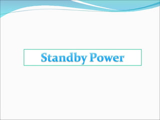Standby Power reduction | PPT