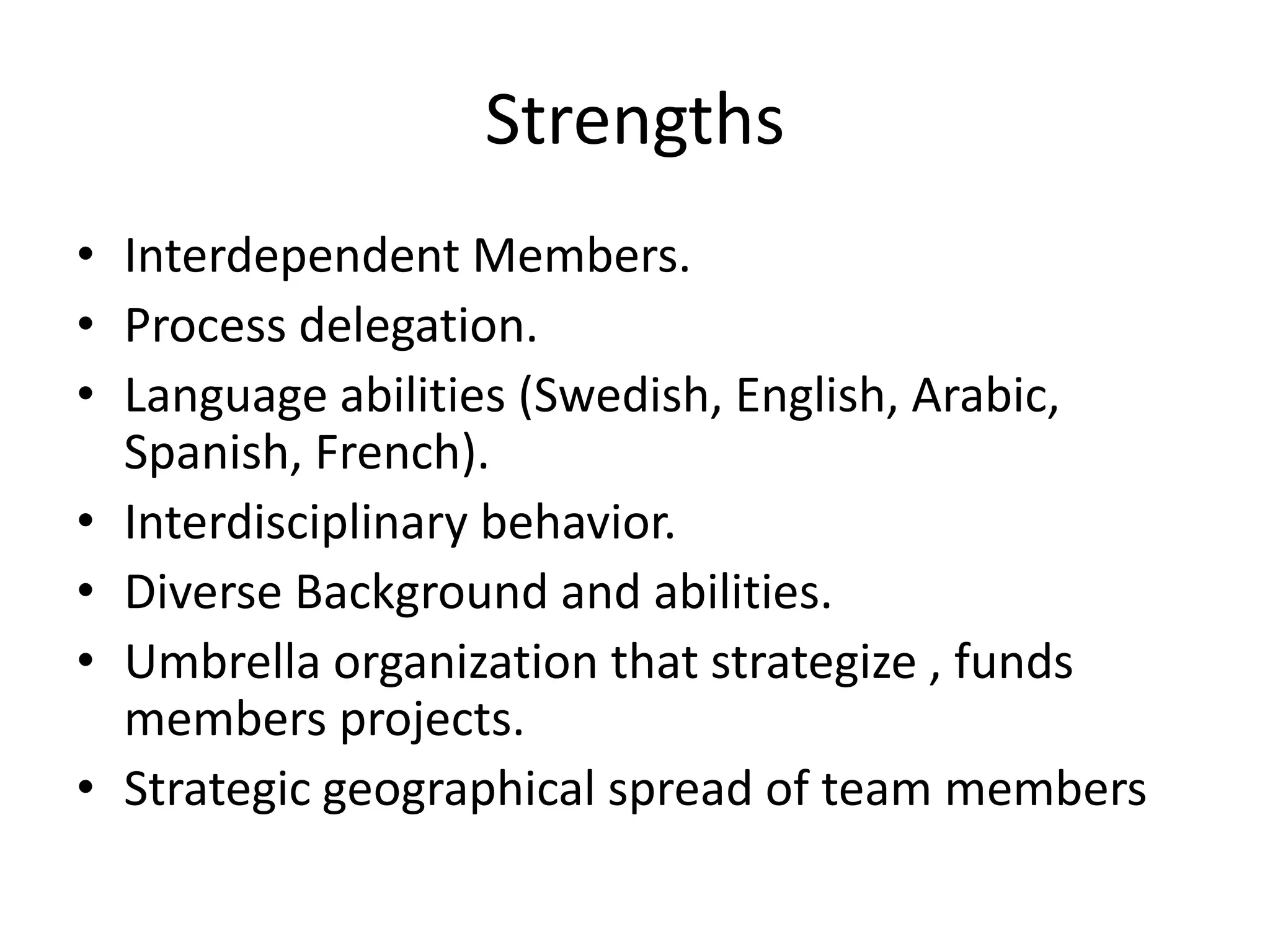 INSAN's SWOT Analysis | PPTX
