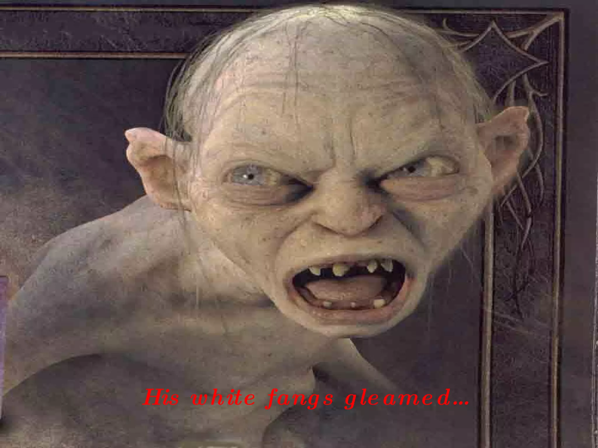 Gollum Wins the Ring | PPT