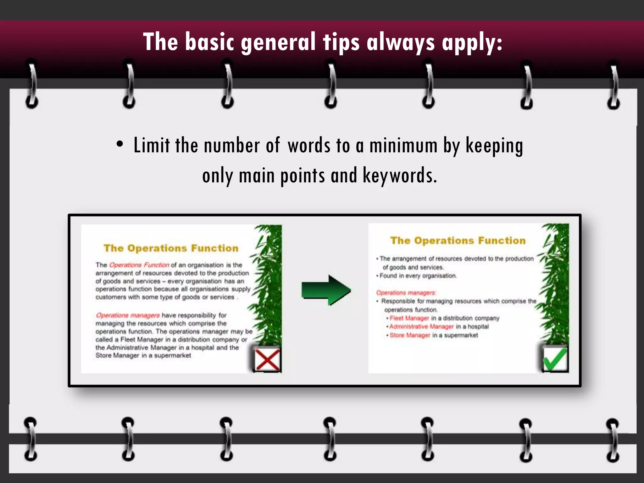 PowerPoint slide design tips for students and lecturers | PPT