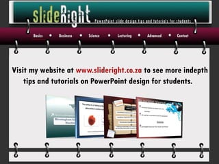 PowerPoint slide design tips for students and lecturers | PPT