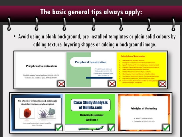 PowerPoint slide design tips for students and lecturers | PPT
