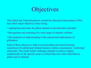 Gifted and Talented | PPT | Educational Assessment | Education