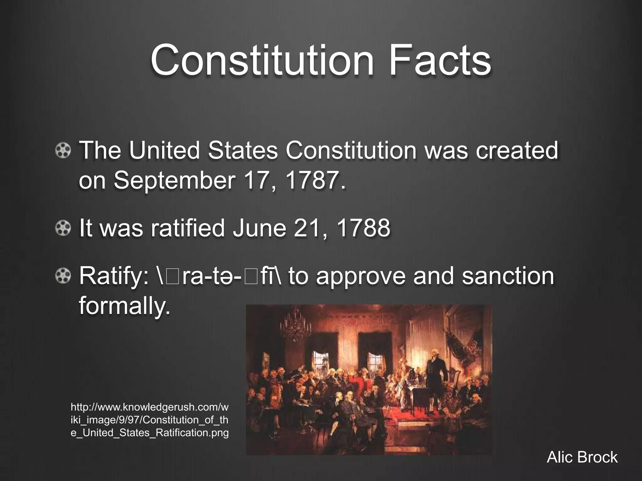 US Constitution PowerPoint | PPTX