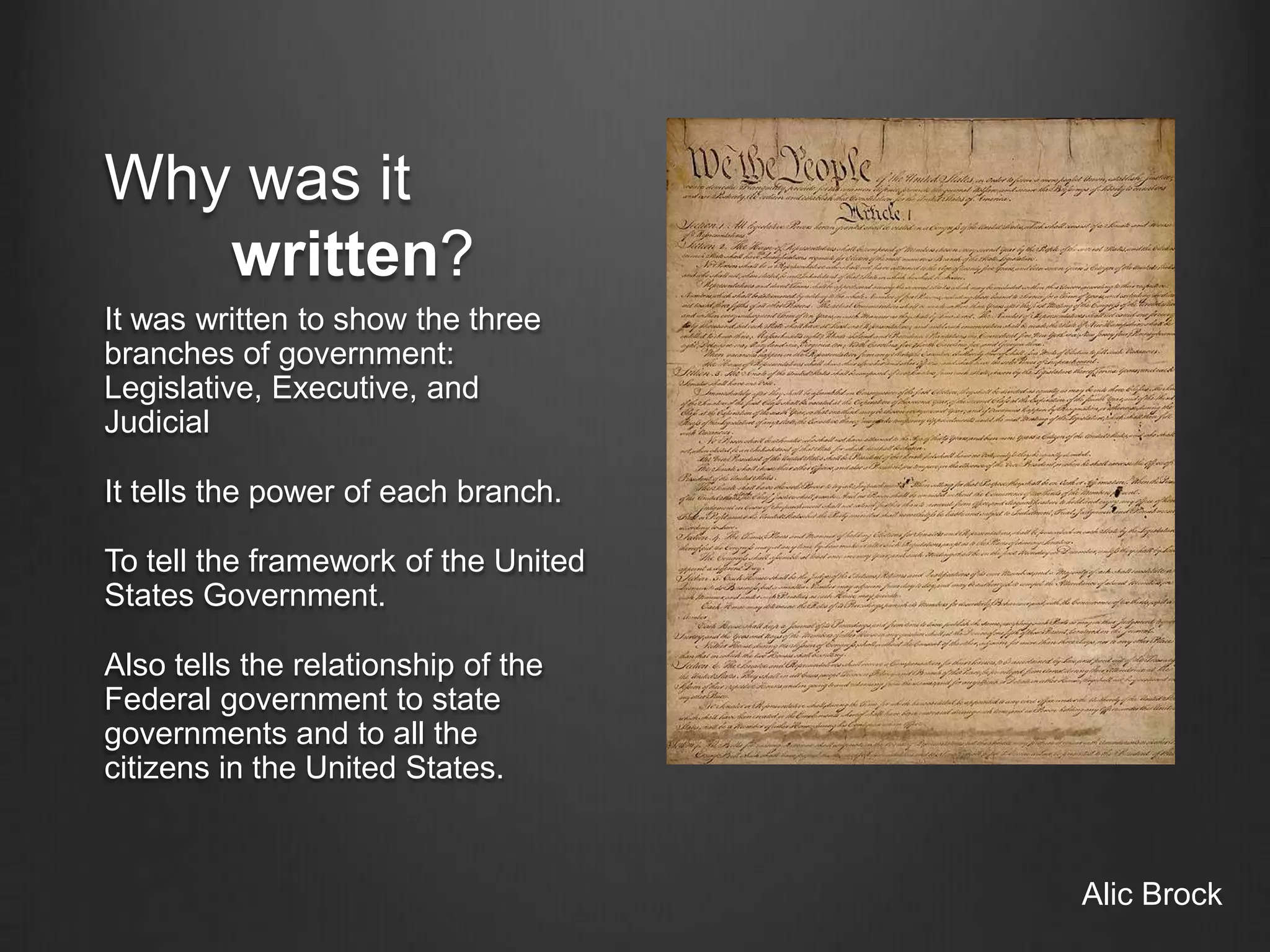 US Constitution PowerPoint | PPTX