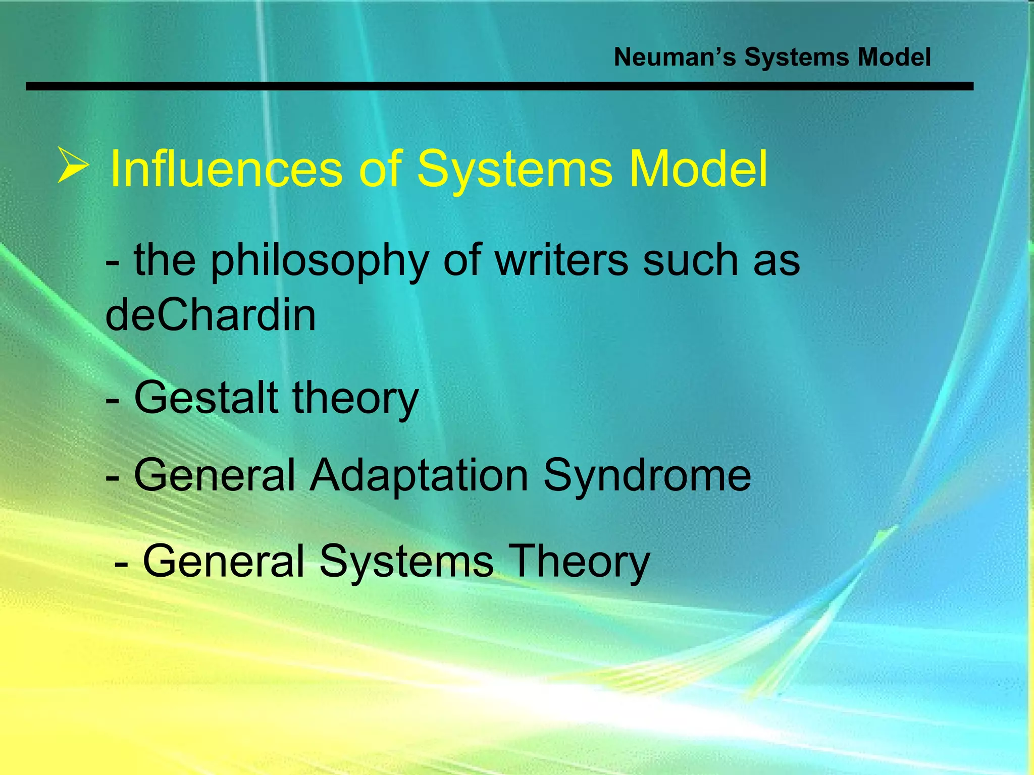 Betty Neuman Systems Model | PPT