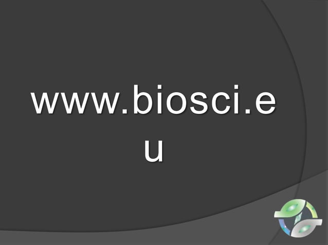 Bioscience - induction presentation | PPTX
