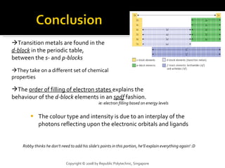 transition element | PPT